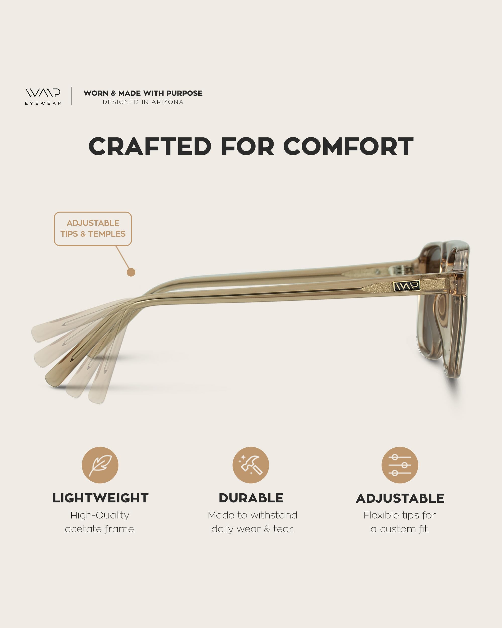 Snapklik.com : WearMe Pro Polarized Aviator One-Bridge Modern Square ...