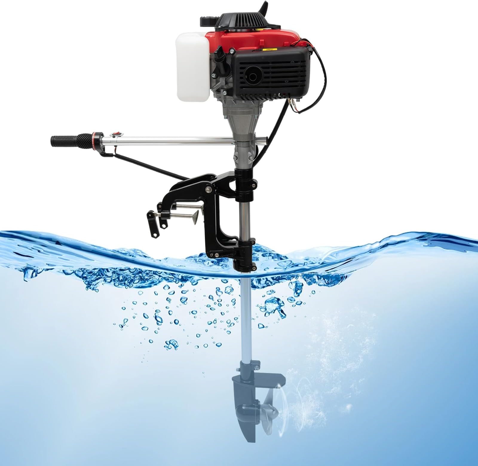 Amazon.com : 4-Stroke 1.6KW Outboard Motor, Engine Fishing Boat Engine ...