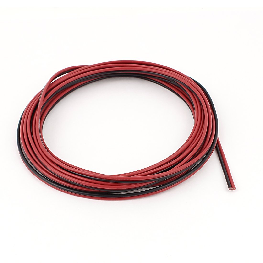 ELECTROPRIME5M 18AWG 0.75mm2 Red Black Dual Core Cable Wire for Car ...