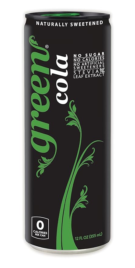 Amazon.com : Green Cola - Sugar Free, Zero Calories, Naturally ...