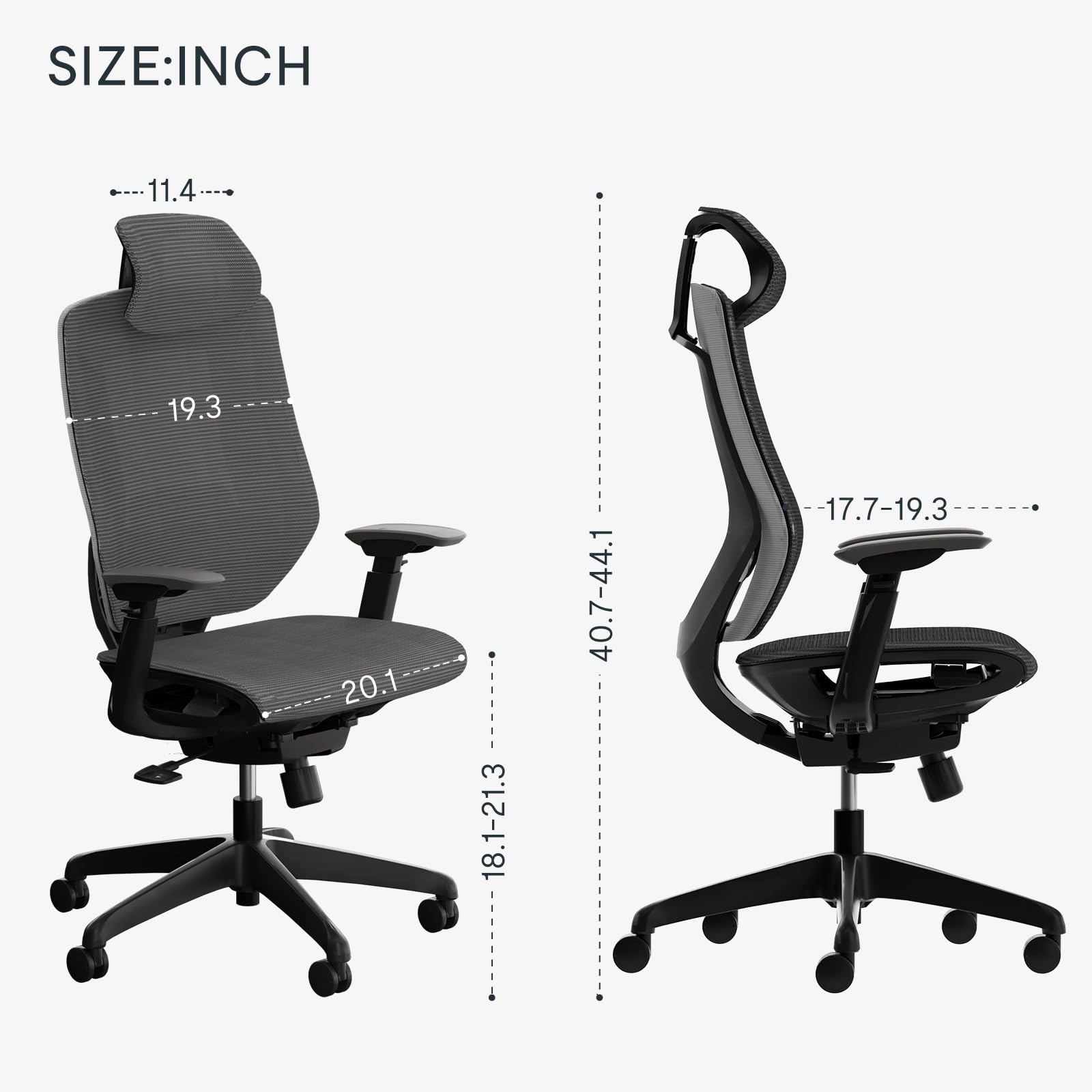 Snapklik.com : FLEXISPOT OC6 Ergonomic Office Chair High Back Desk Chair