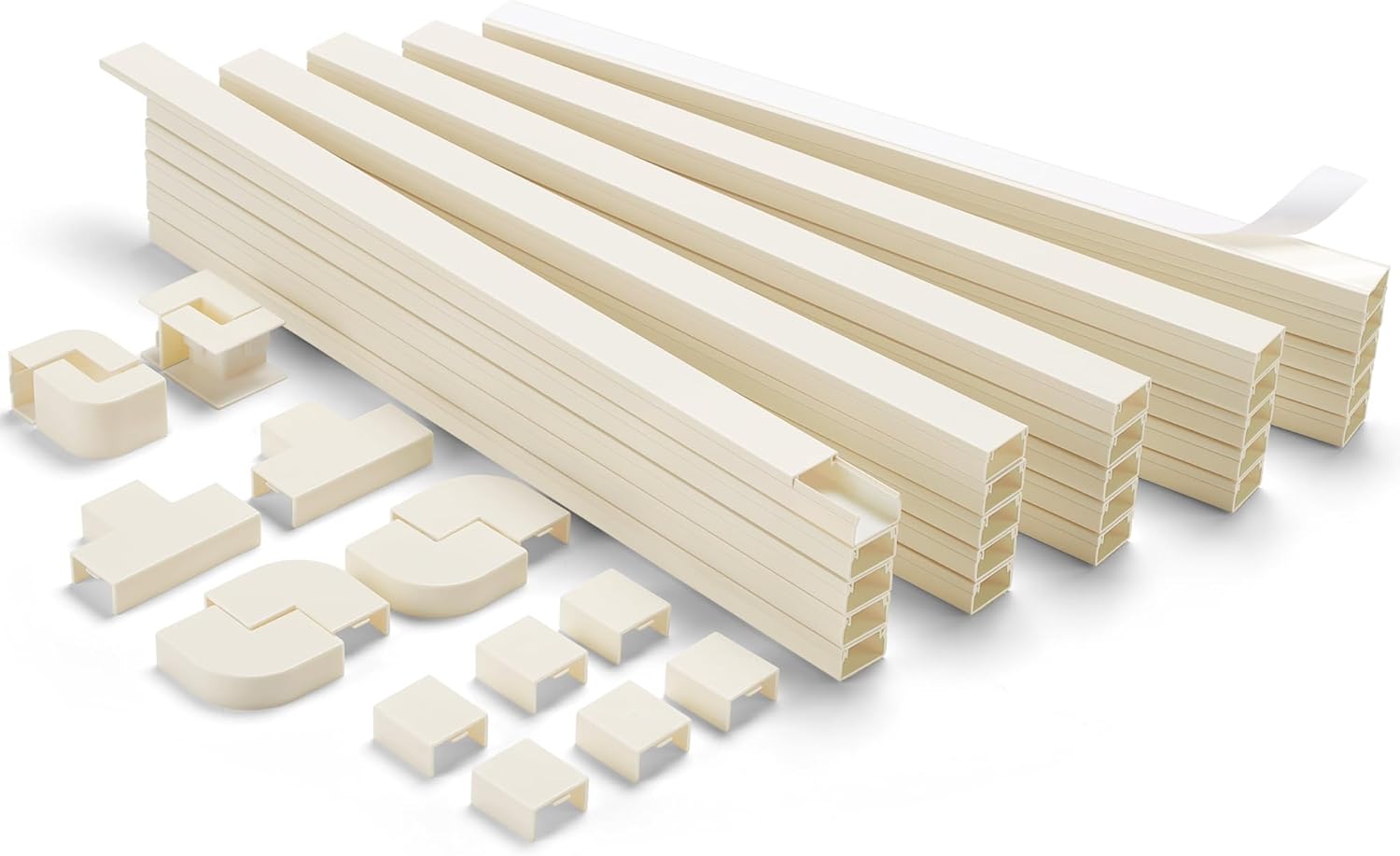 LZEOY 392.5in Wire Covers for Cords Kit-Beige Cord Cover Wall, Wire ...