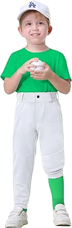 Amazon.com: MIVEI 2T-7Years Toddler Baseball Pants - Youth Kids Tee ...
