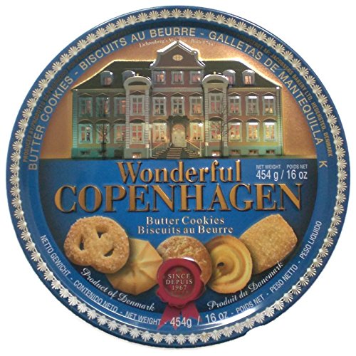 Wonderful Copenhagen Danish Butter Cookies Imported 454g : Amazon.ca ...