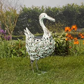 Smart Solar Metal Duck Silhoutte : Amazon.co.uk