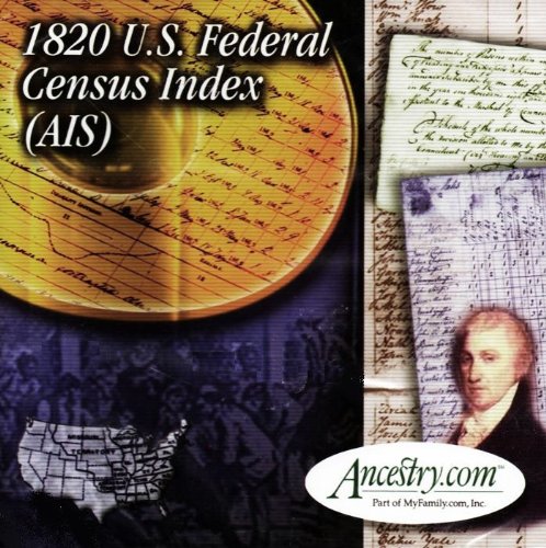 1820 U.S. Federal Census Index (U.S. Federal Census Index (AIS ...