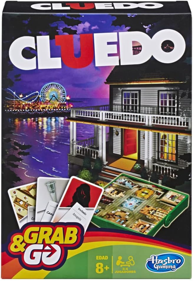 Hasbro Gaming I Gioca Ovunque, Cluedo, Gioco da Tavolo Portatile da ...
