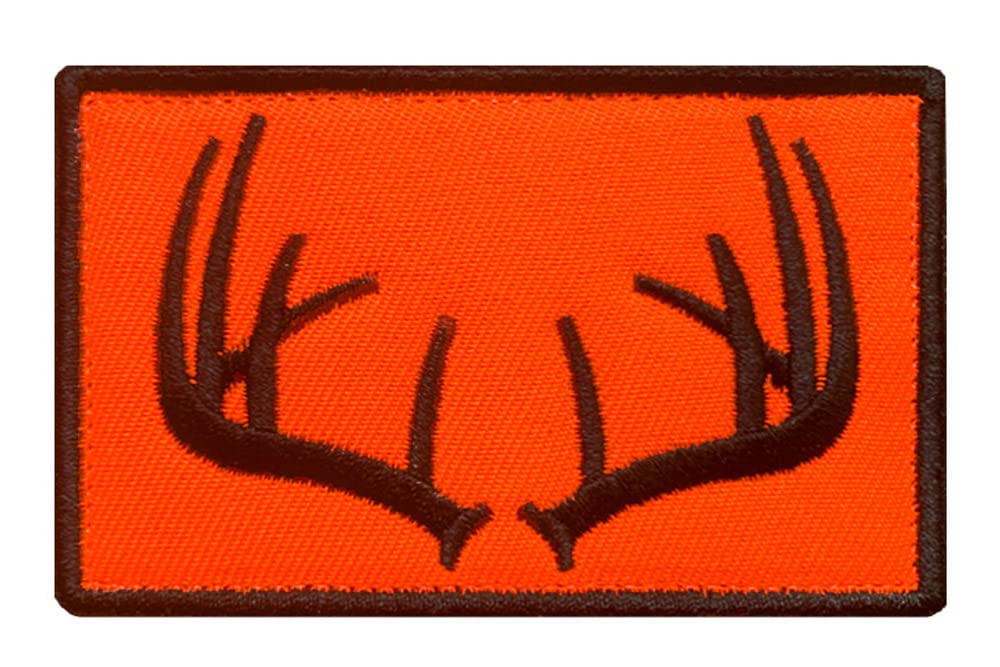 Amazon.com: Wildlife Hunting Deer Antlers Tactical Patch,Funny ...