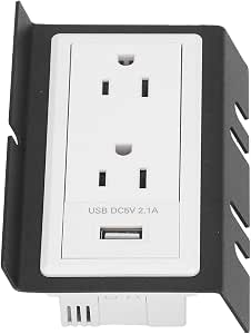 Amazon.co.jp: Pop Up Floor Outlet Kit Outlet Cover Box 2 3 Holes 1 USB ...