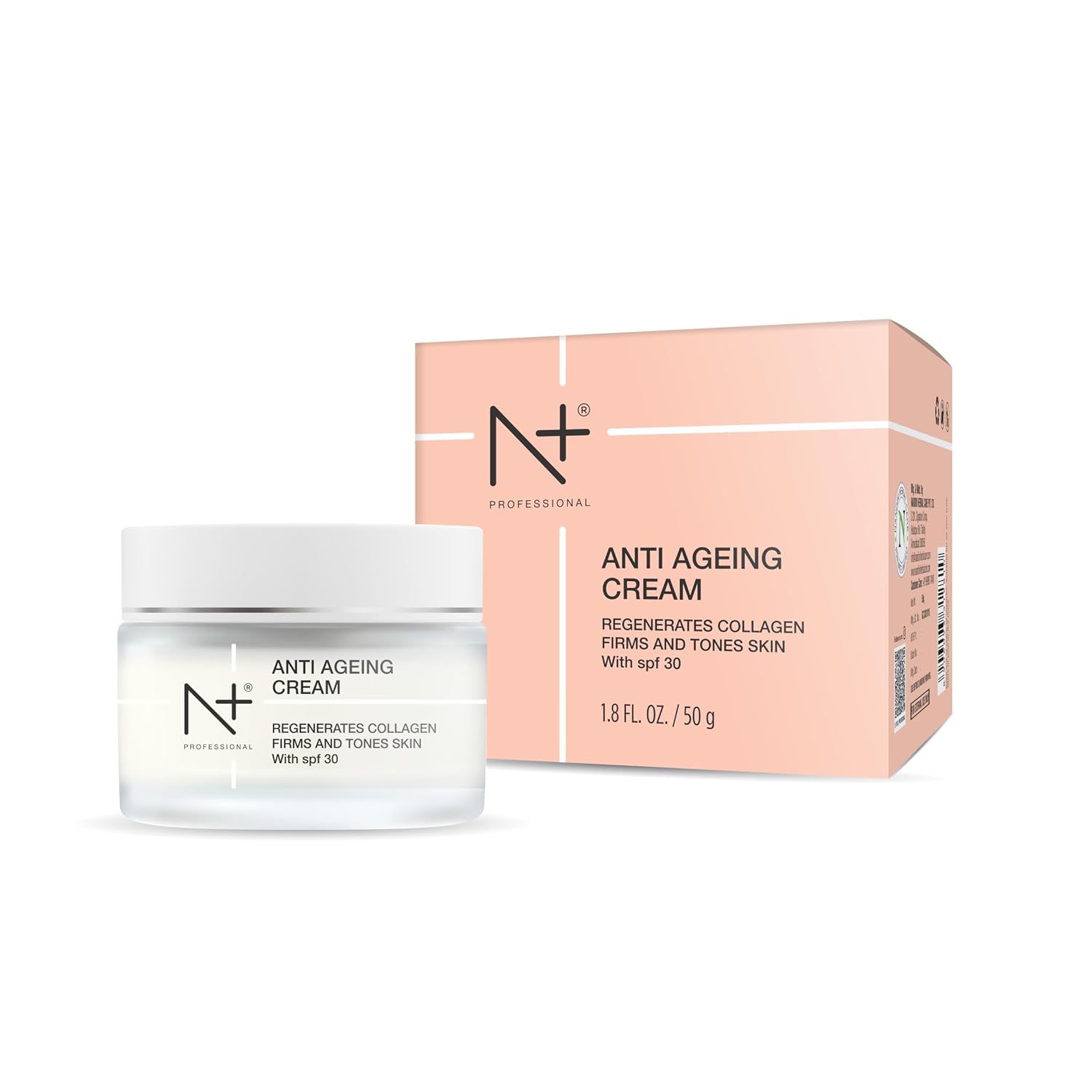 N Plus Professional Anti Ageing Cream, Regenerates Collagen, Firm ...