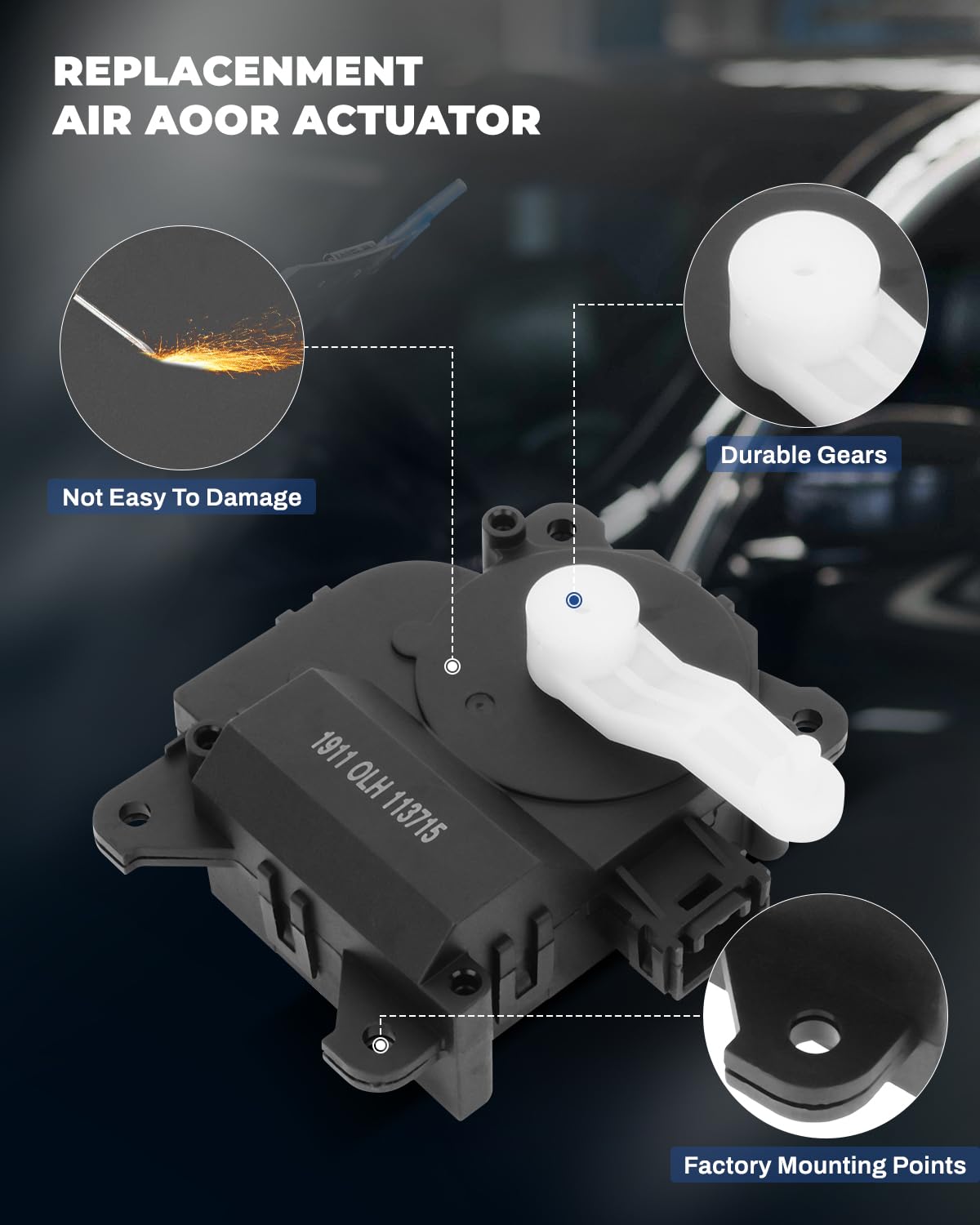HVAC Blend Door Actuator MAYASAF HVAC Heater Air Blend Door Actuator ...