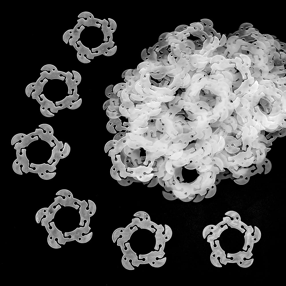 KITERI 150 Pcs Balloon Clips Balloon Rings Buckle Balloon Arch Rings ...