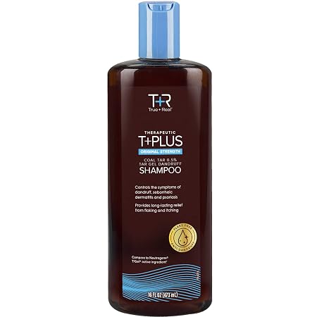 Amazon.com : True+Real Coal Tar Therapeutic Plus Tar Gel Anti-Dandruff ...