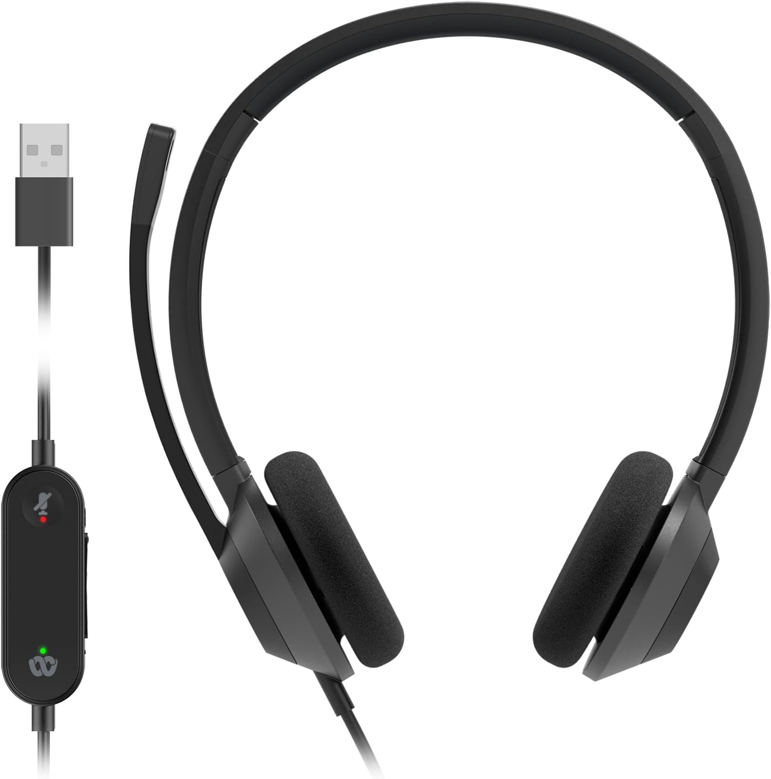 Amazon.com: Cisco Headset 322 USB, Wired Dual On-Ear Headphones, Webex ...