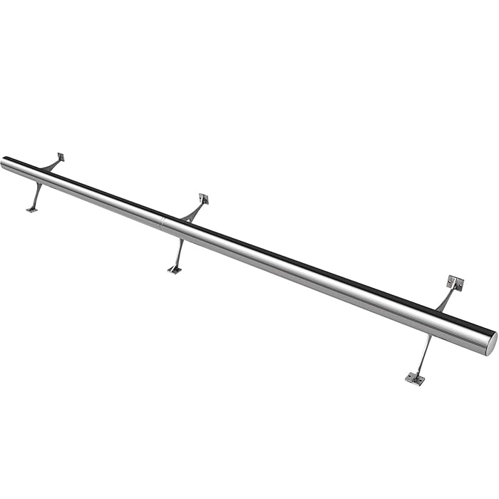 Buy VBENLEM Bar Foot Rail Kit 6FT Bar Mount Foot Rail Kit 2 Inches OD ...