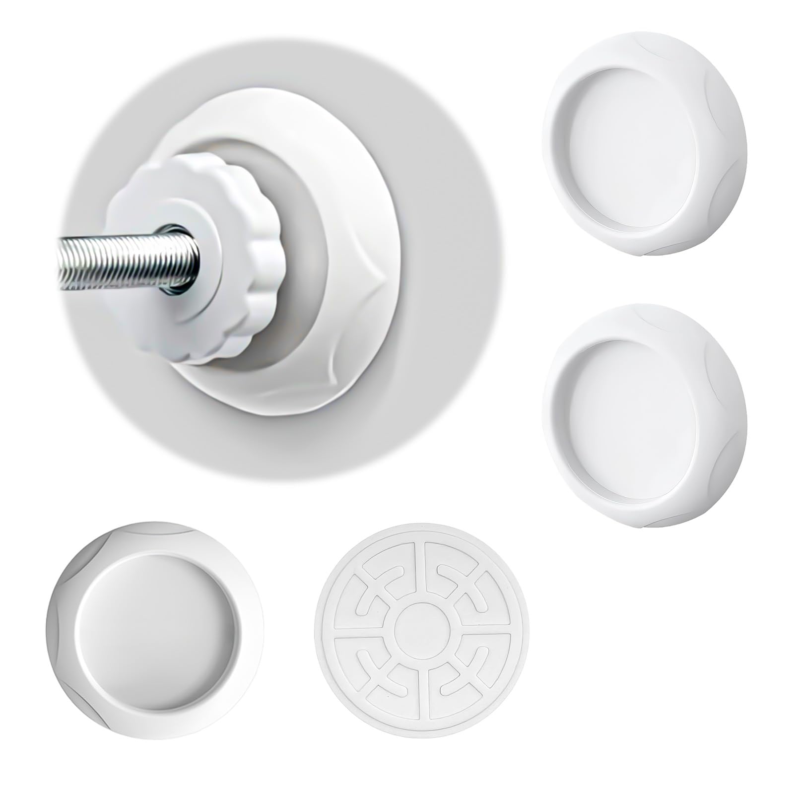 MYHOGOOD 4 Pcs Silicone Stair Gate Wall Protector, Safety Baby Gate ...