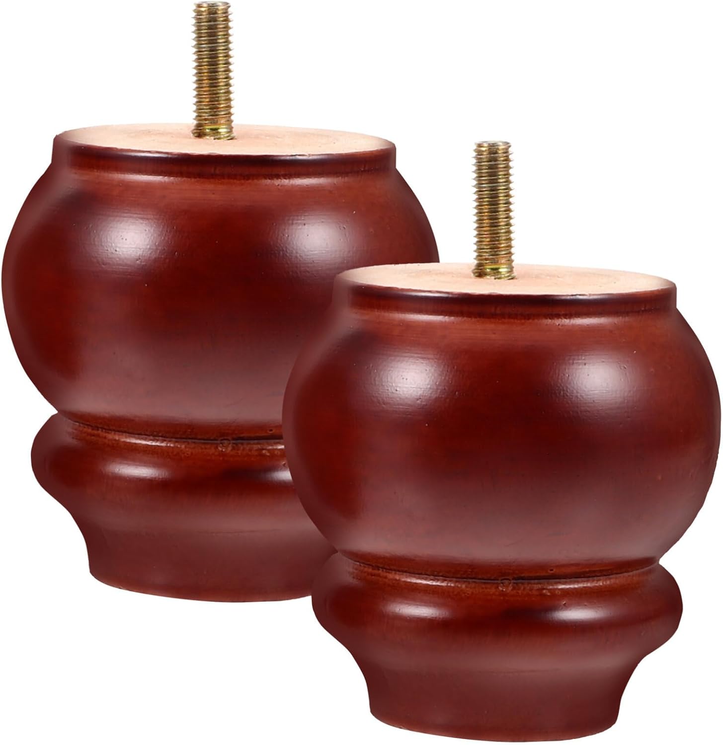 Amazon.com: Homoyoyo 2pcs Unfinished Solid Cabinet Legs for Furniture ...