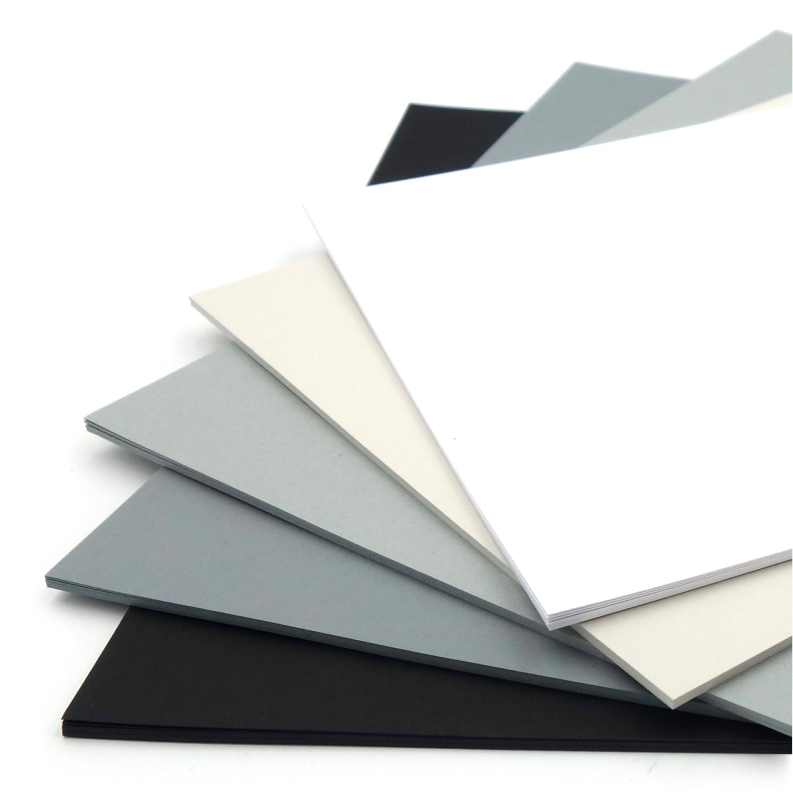 Rothmill A4 Card Stock, 220gsm (280 microns), Grey Card Pack with 5 ...