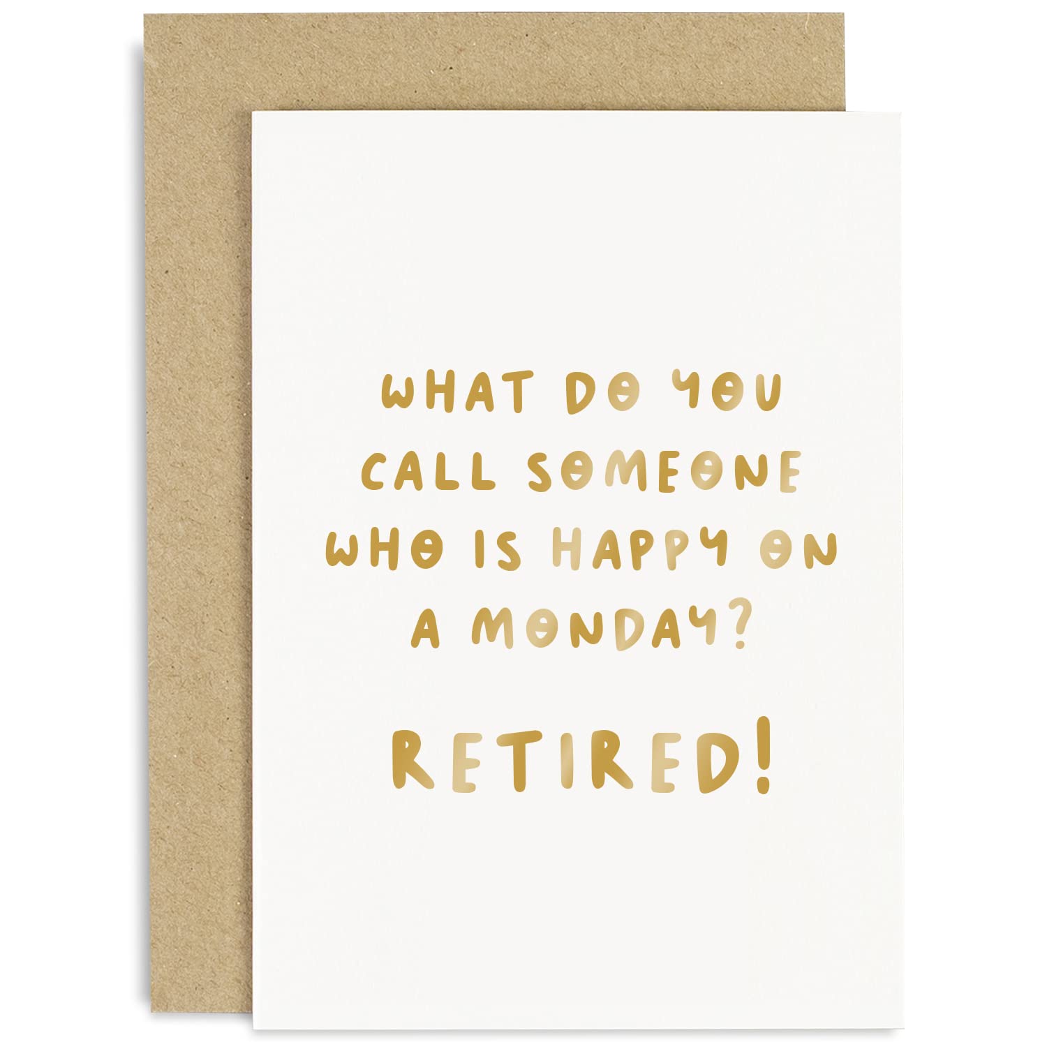 Old English Co. Funny Retirement Card for Him or Her - Happy on a ...