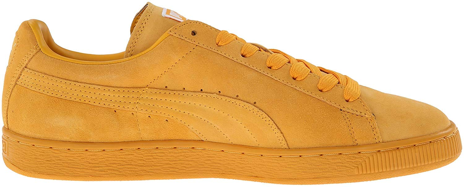 Amazon.com | PUMA Men's Suede Classic Plus Sneaker,Gold Fusion/Team ...