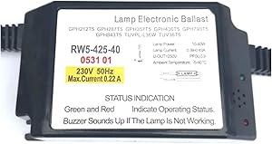 Amazon.co.jp: Electronic Ballast Lamp Electronic Ballast 40W Ballast for RW5-425-40 GPH436T5 ...