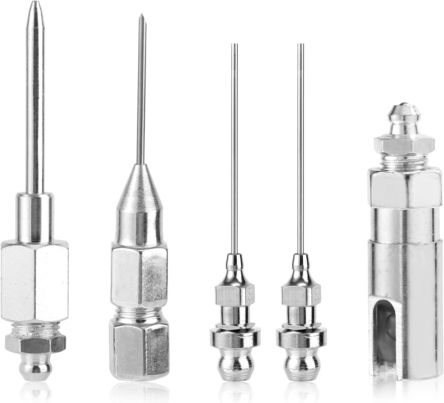 Amazon.com: Tinoaly 5 Pcs Grease Gun Needle Tip Kit, Grease Needle ...