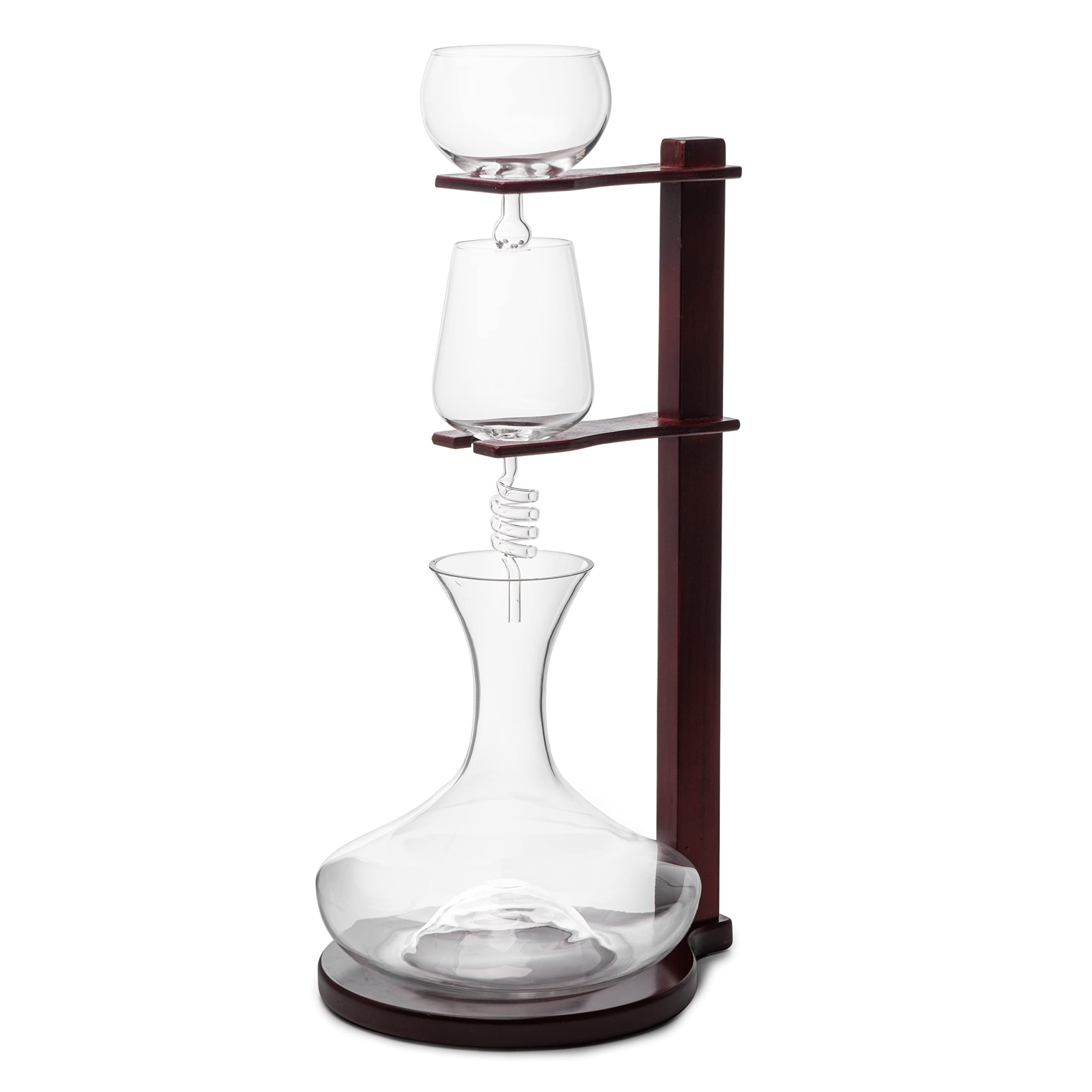 Snapklik.com : Wine Tower Decanting & Aerator Set By The Wine Savant ...