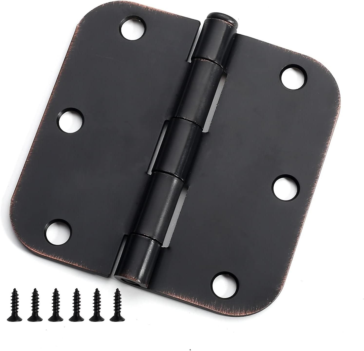 KNOKLOCK 18 Pack Door Hinges Oil Rubbed Bronze 3.5 x 3.5 Inch Interior ...