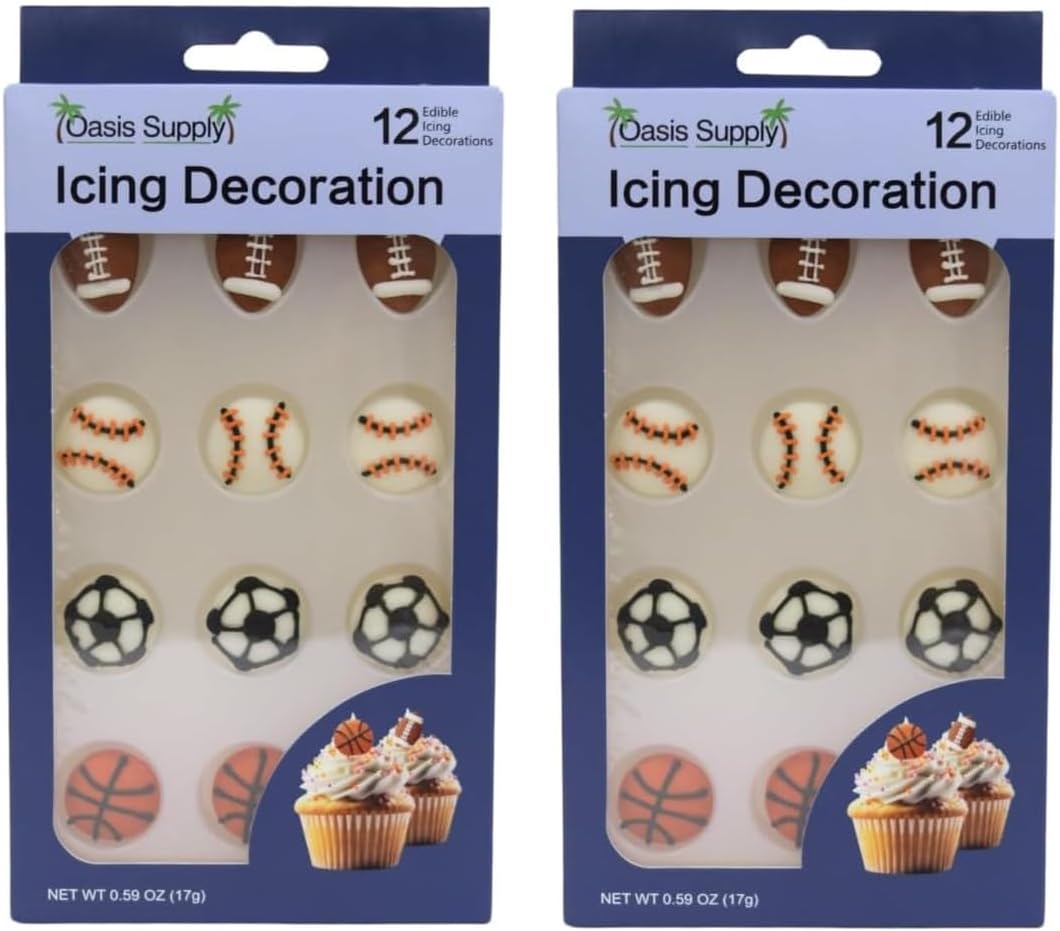 Amazon.com: Oasis Supply, Edible Fun Shapes | Sugar Hand Painted Cake ...