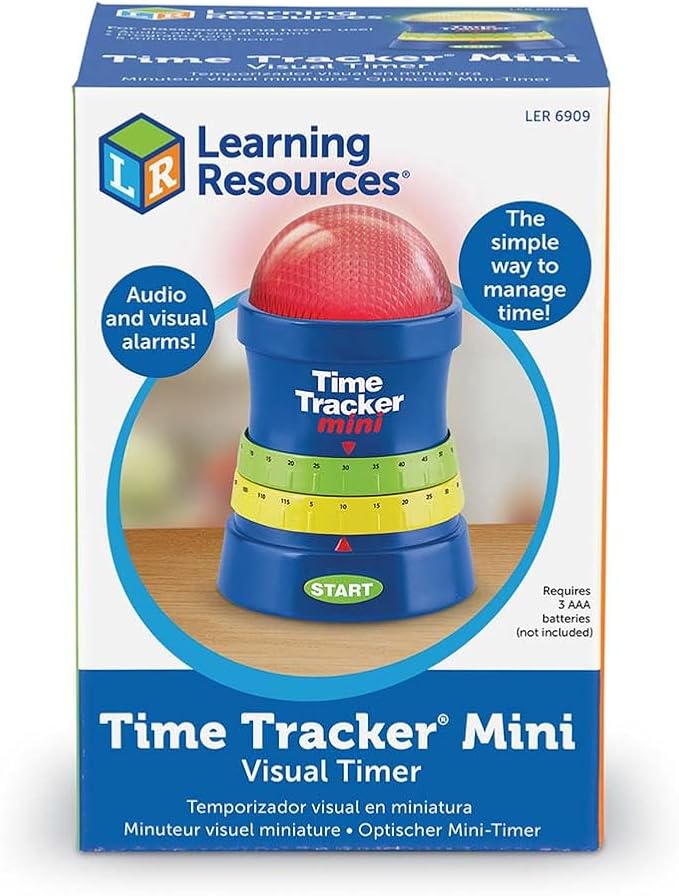 Learning Resources Time Tracker Mini Visual Timer, Classroom Timer ...