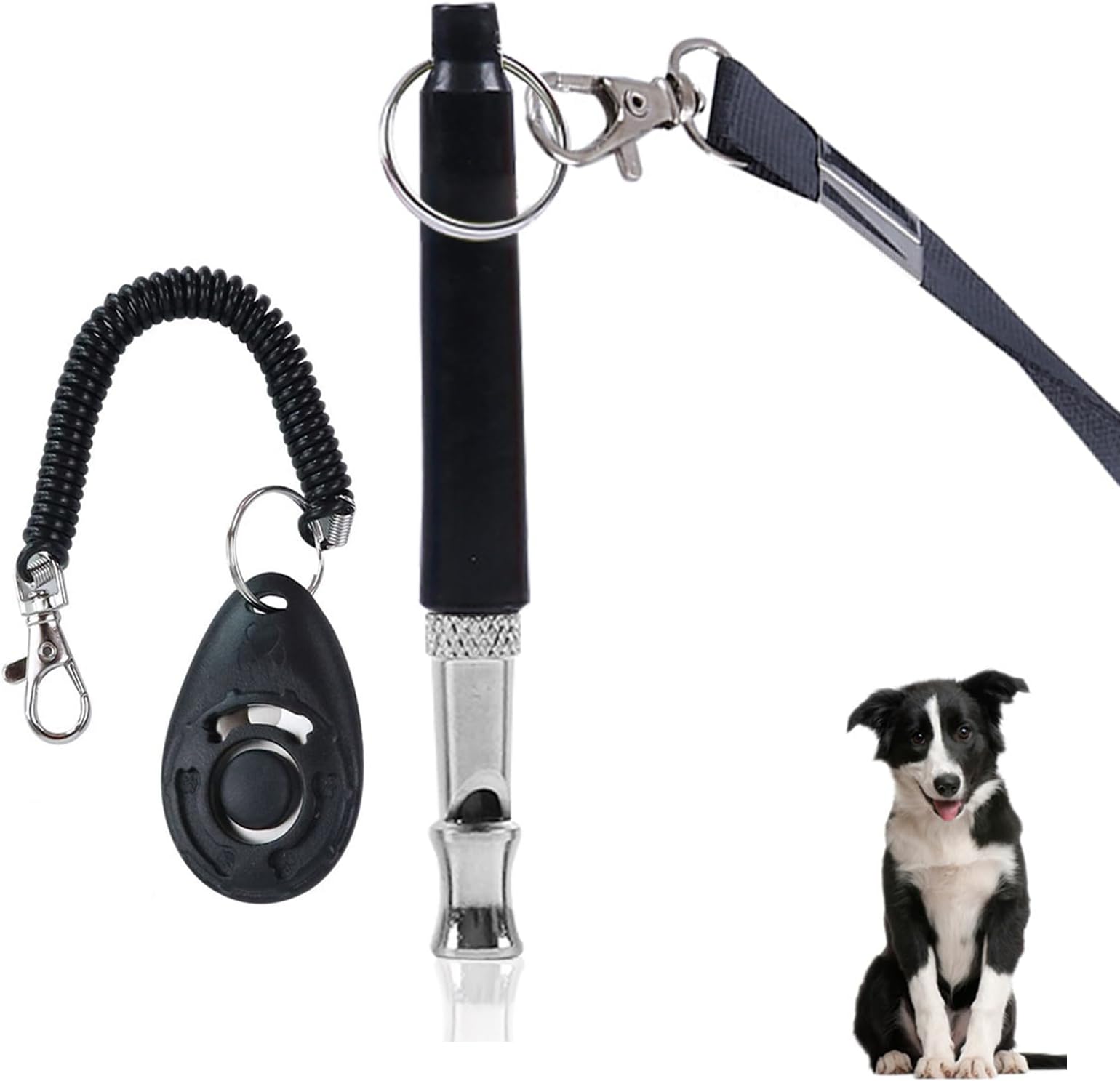 Amazon.com : 2 Pack Dog Whistle，Pet Training Clicker | Training ...