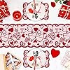 Amazon.com: Valentine's Day Table Runner and Placemats- Red, Set of 5 ...