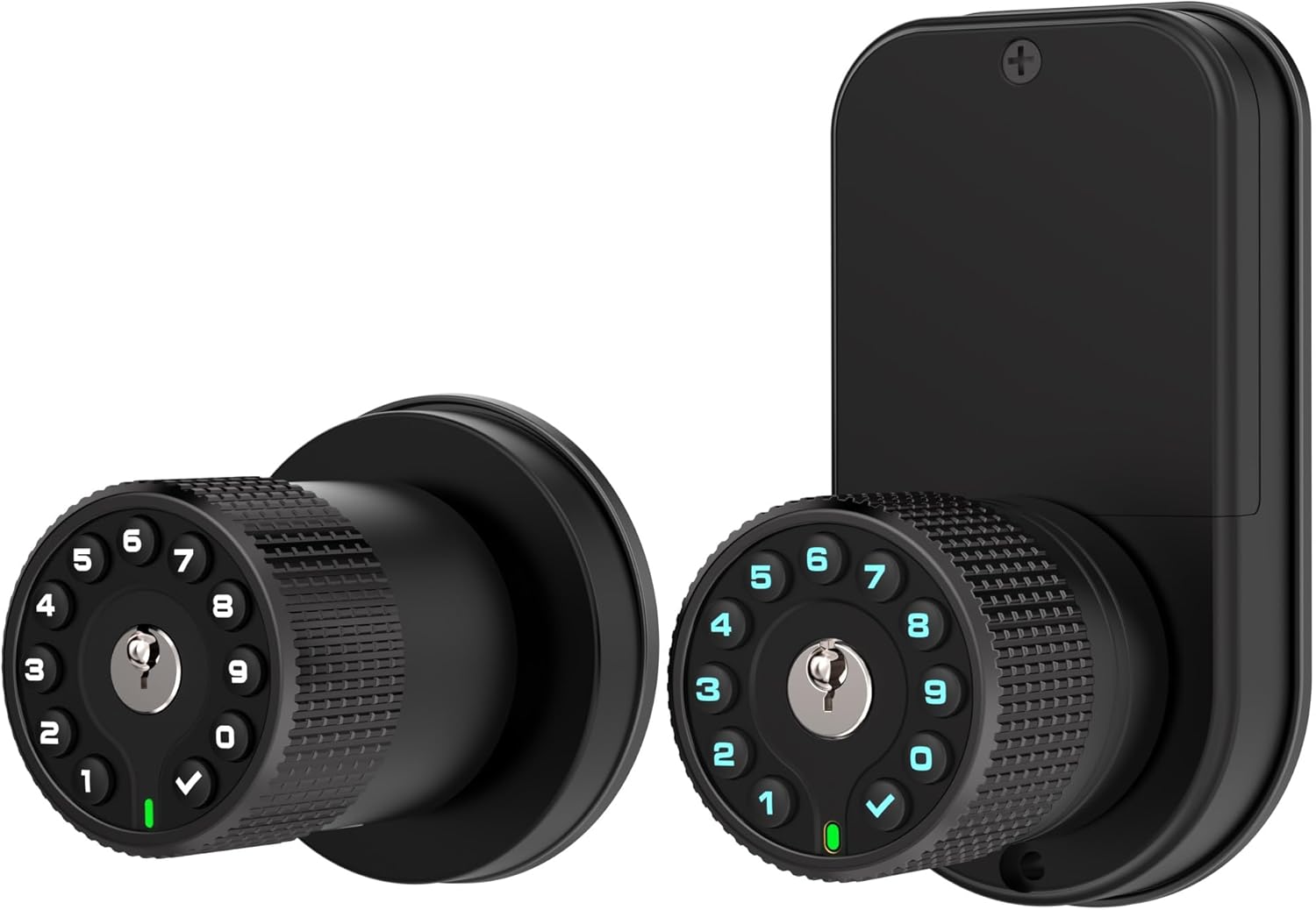 BOTHSTAR Keypad Door Knob with Key,Keyless Entry Door Lock, Code Locks ...