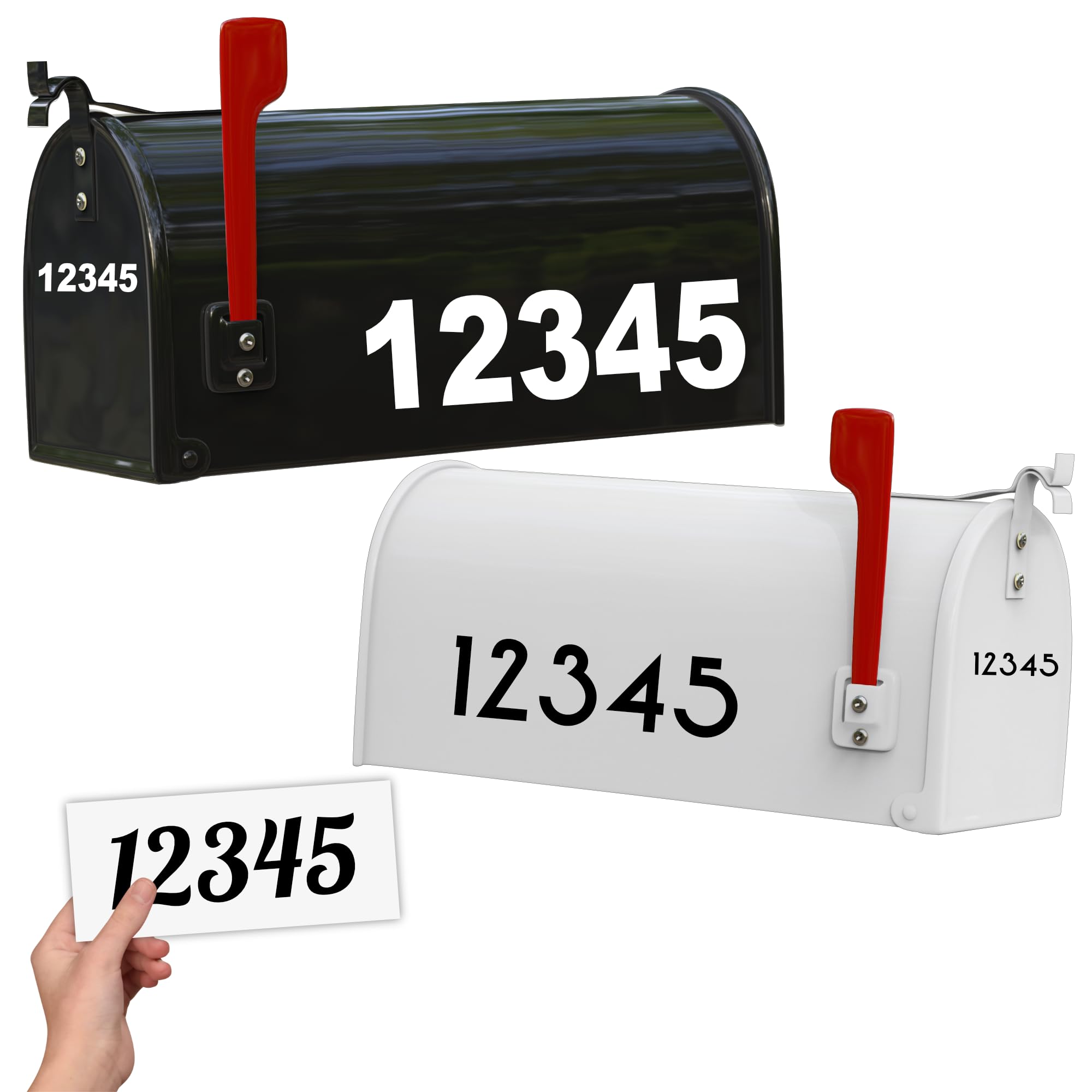 Amazon.com: Custom Mailbox Number Vinyl Sticker Decal - House Numbers ...