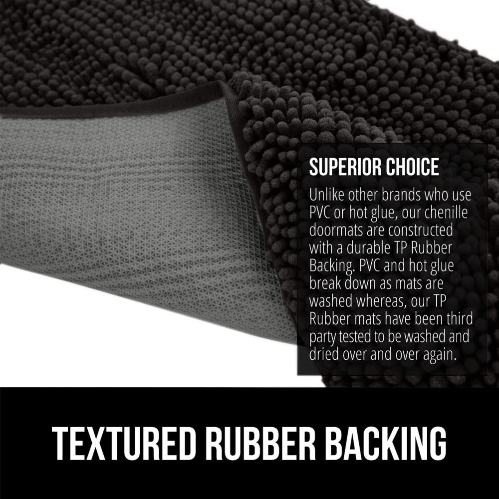 Snapklik.com : Soak Stopper Absorbent Chenille Indoor Doormat, Muddy ...