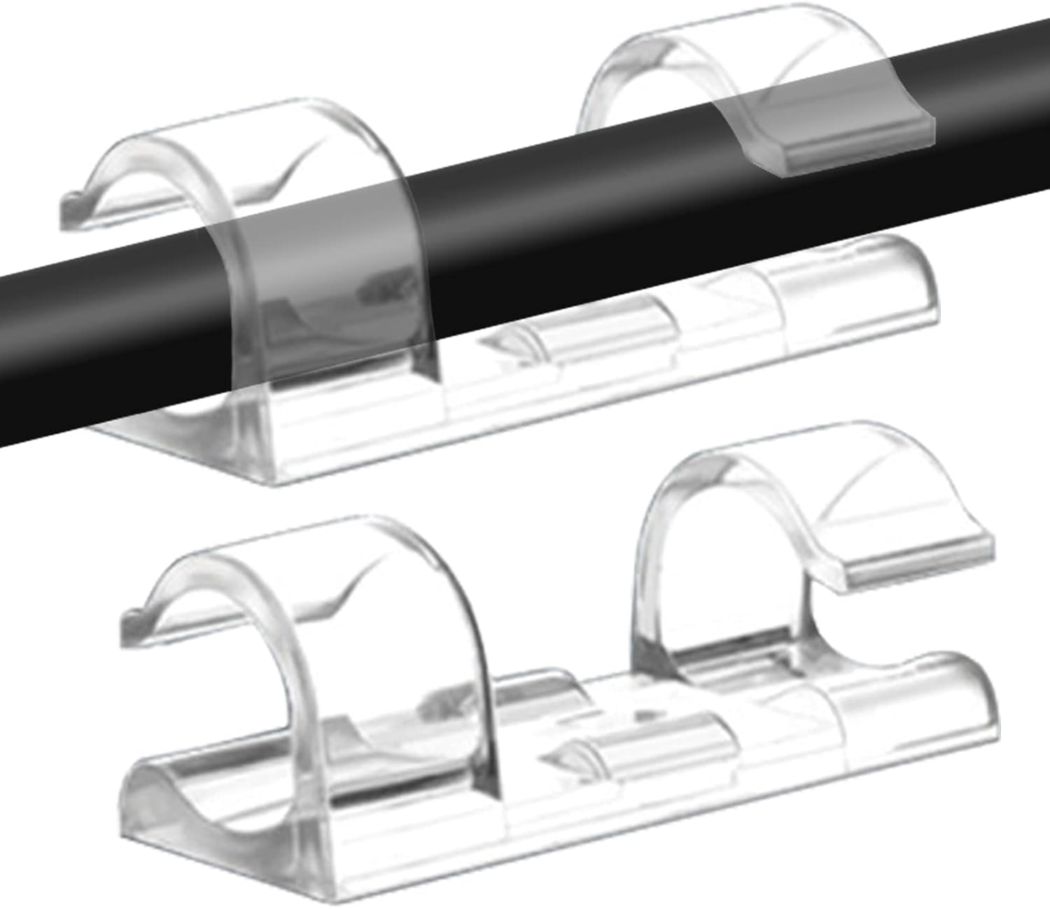 Amazon.com: 80 PCS Cable Clips with Strong Adhesive,Wire Holder ...