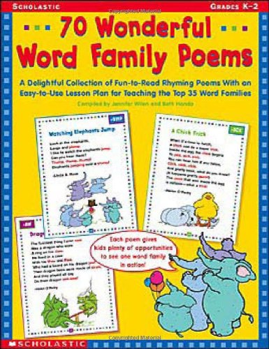 Amazon.com: 70 Wonderful Word Family Poems: A Delightful Collection of ...