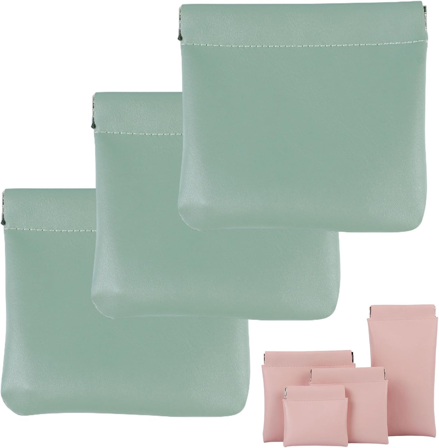 Amazon.com | Onavee Organizer Pouch - Personalized Snap Closure Leather ...