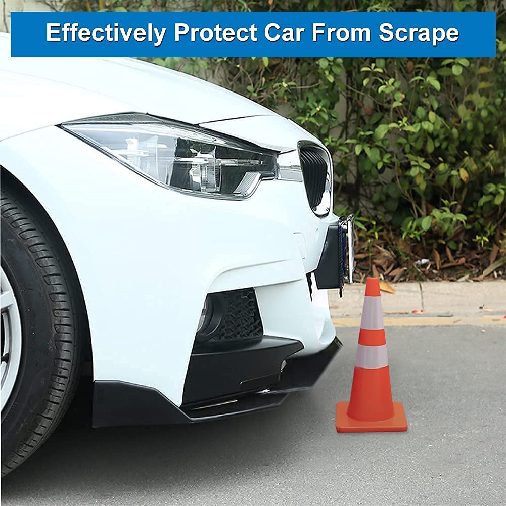 Buy Universal Front Bumper Lip Body Kit, ABS Front Spoiler Black Glossy ...