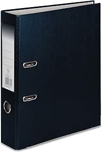 Black A4 75mm Strong Premium Business Lever Arch Files Folders Metal ...