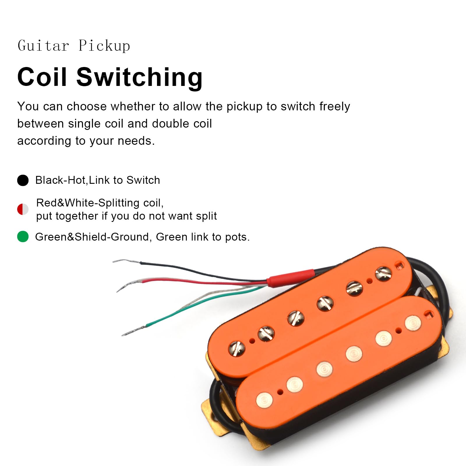 Snapklik.com : SAPHUE Electric Guitar Humbucker Pickups Double Coil ...