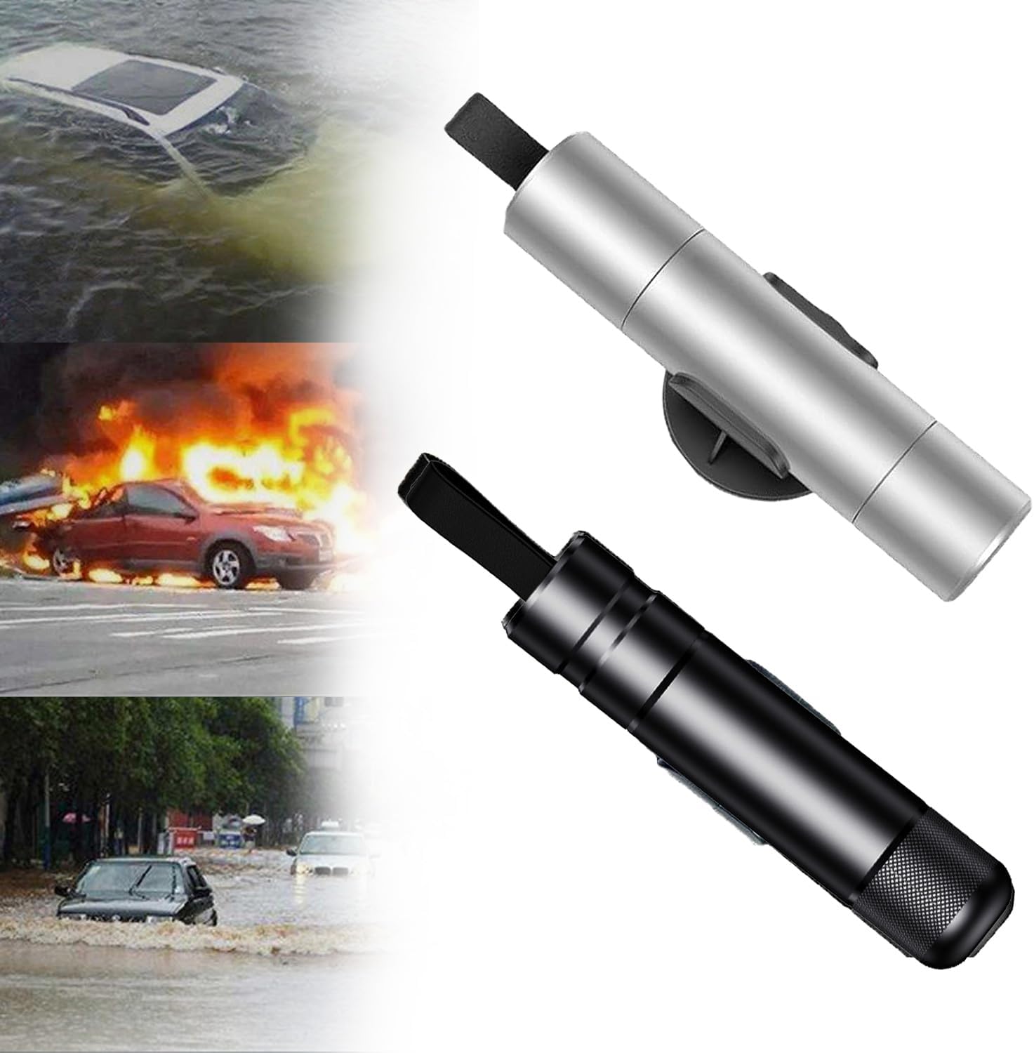 Amazon.com: LogFaadCoi Safety Hammer Window Glass Breaker,Compact ...