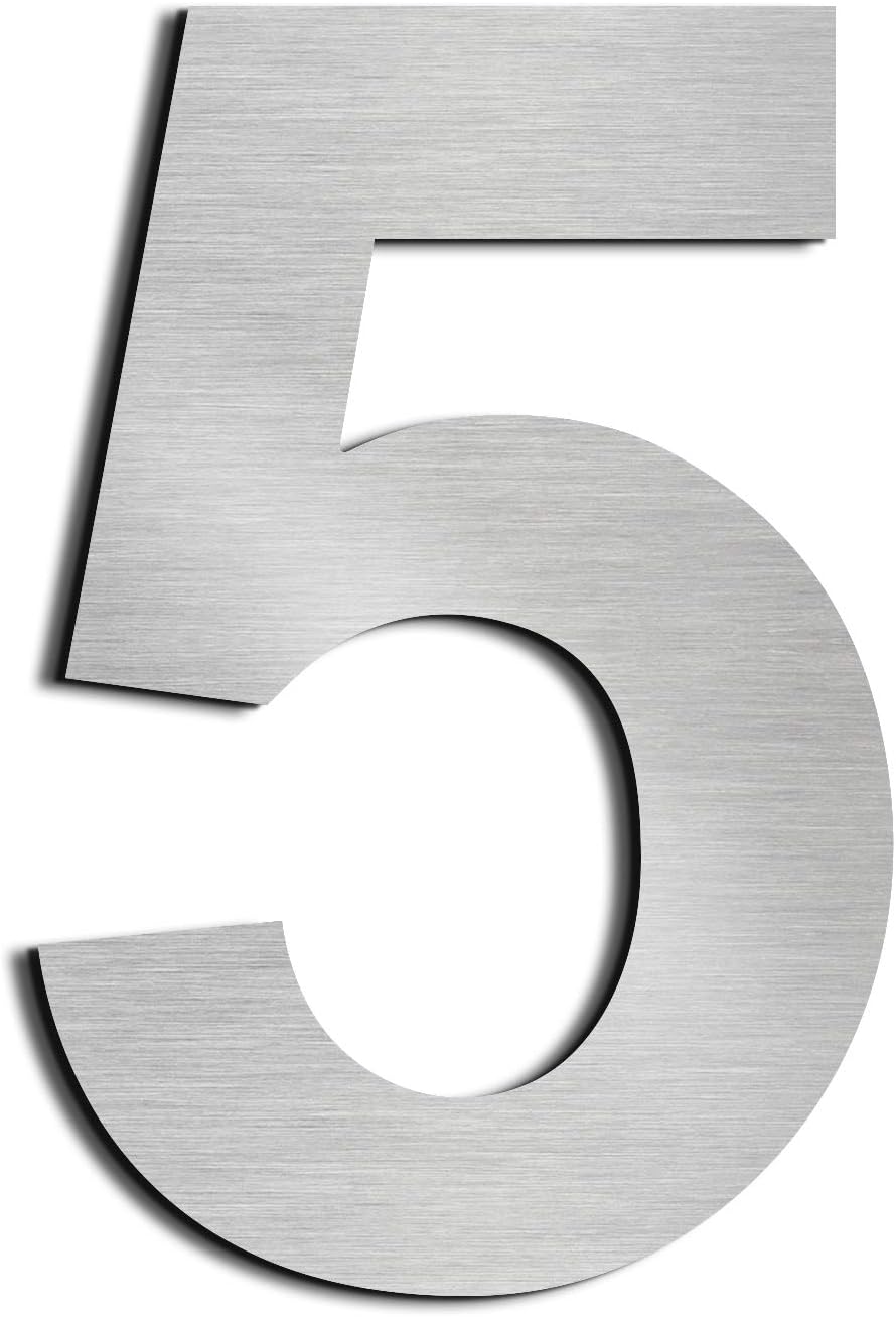 nanlyiau 3in adhesive number Mailbox Numbers Stainless Steel House ...