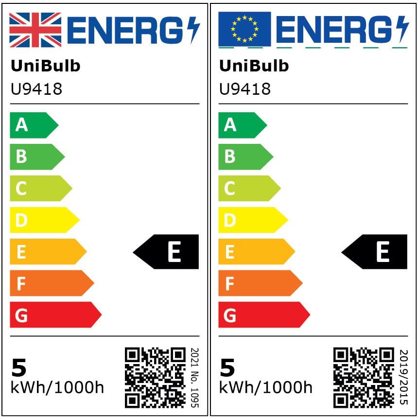 Unibulb E14 SES LED Candle Bulbs, 470 Lumens, Daylight 6500K, 4.2W ...
