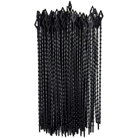 Amazon.com: Gardner Bender 46-12BEADBK Beaded Cable Tie Wrap, 12 inch ...