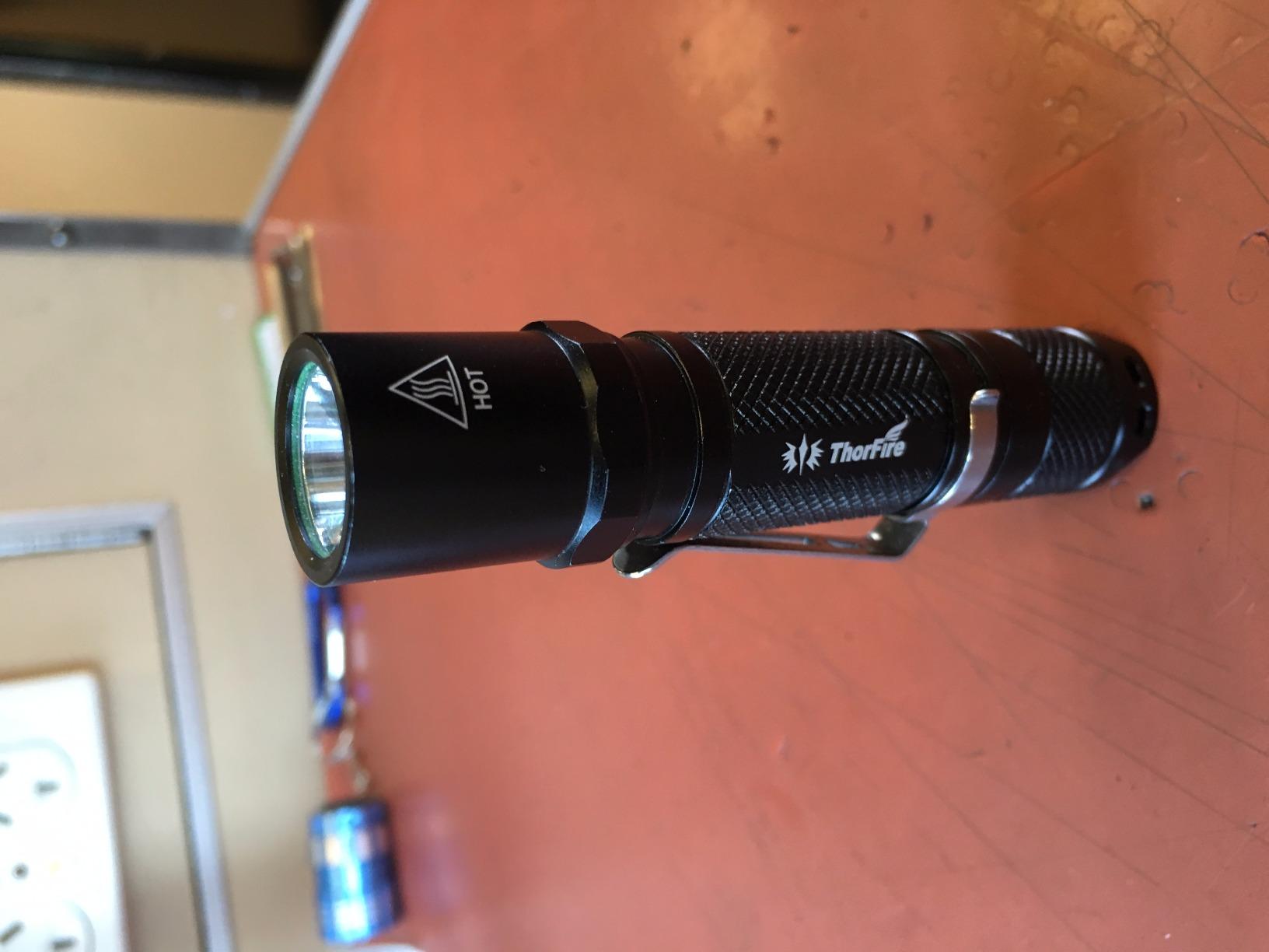 ThorFire Mini Flashlight, 500 Lumen EDC Pocket Light with 5 Modes,TG06S ...
