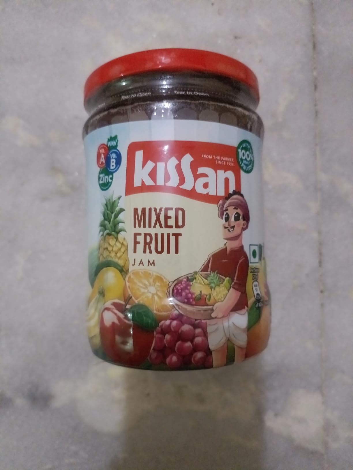 Kissan Mixed Fruit Jam, With Fruit Ingredients, 700 g : Amazon.in ...
