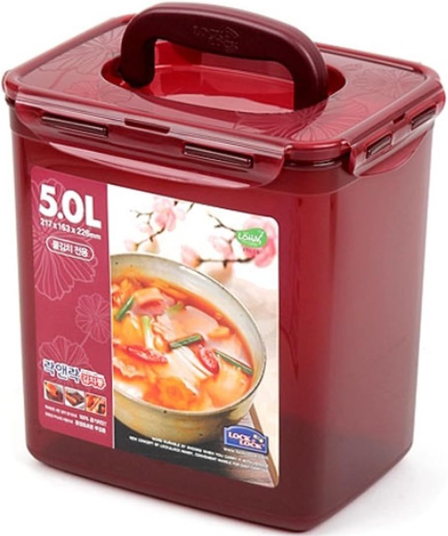 Amazon.com: Lock & Lock 170-ounce (5L) Pickles Container with Leak ...