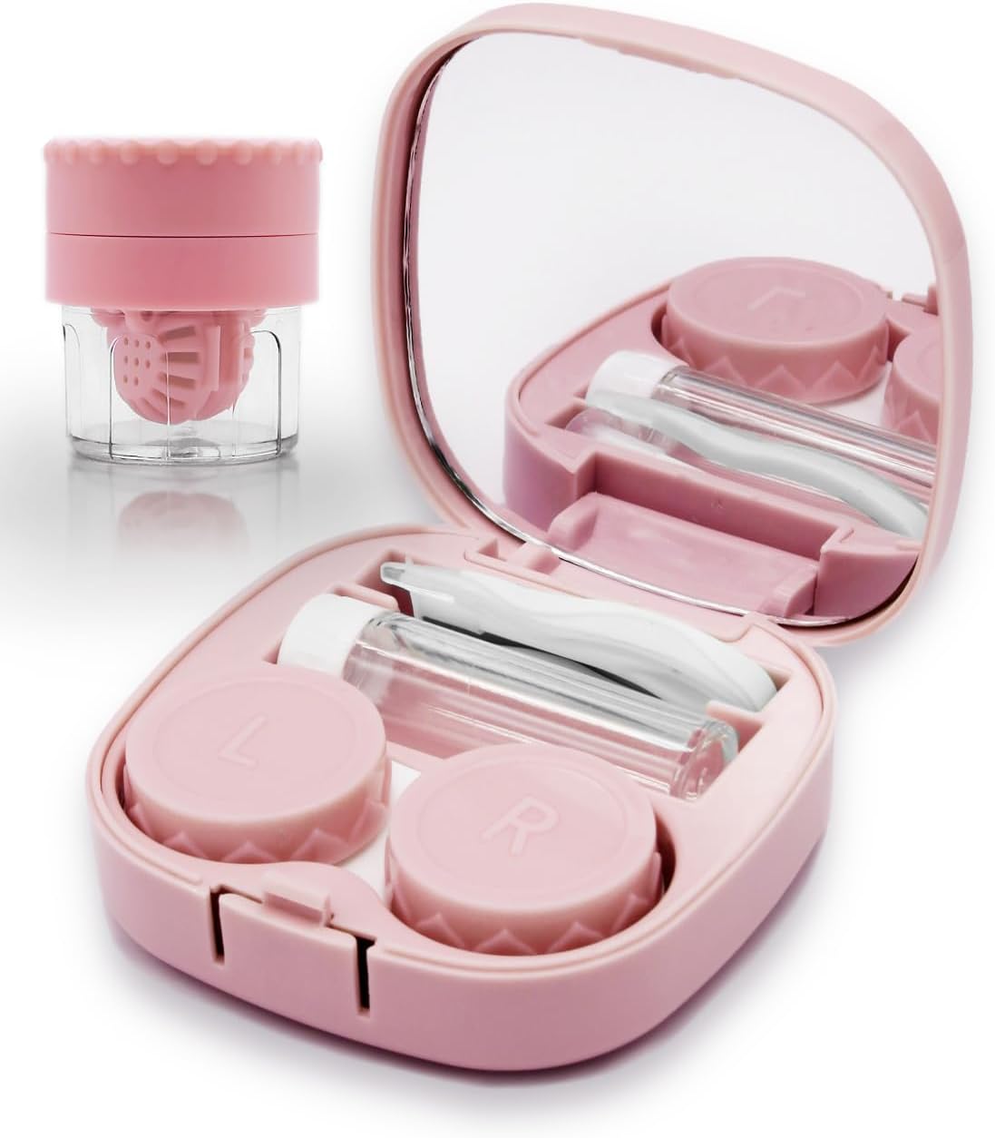 Amazon.com: Vastsoon Contact Lens Case, Portable Cute Eye Contacts ...