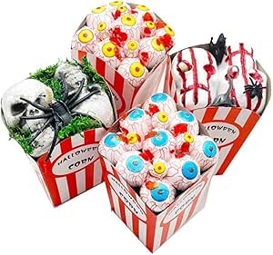 Amazon.com: Crab shopkeeper Popcorn Simulation Skeleton Eyeball Toy 4 ...